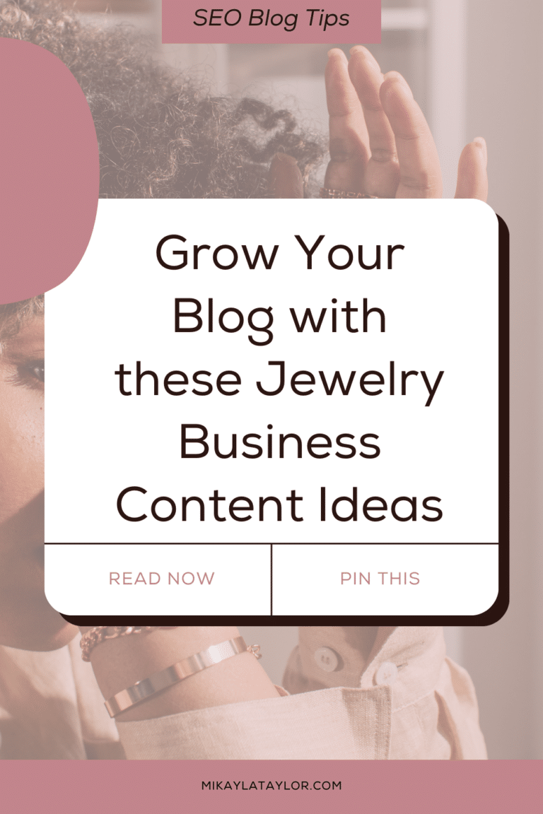 33 Unique Content Ideas for Jewelry Business Owners - Mikayla Taylor