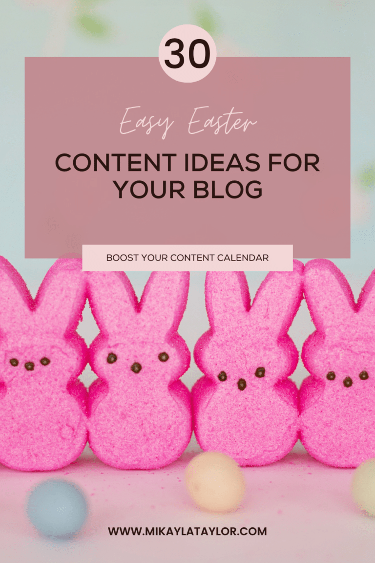 Easter Blog Post Ideas To Easily Explode Your Traffic - Mikayla Taylor